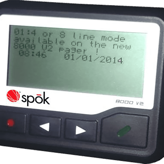 Bravo Br802 Synthesised POCSAG 4-Line Alphanumeric Pager - Sedgewall